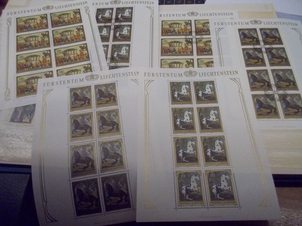 Bogensatz Liechtenstein Gemälde 1978 ** und ET-o (Gebraucht) in Niederwil AG für CHF 6.6 – mit ...