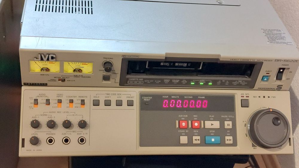 JVC BR-S622 S-VHS Profi Studiorekorder | Kaufen auf Ricardo