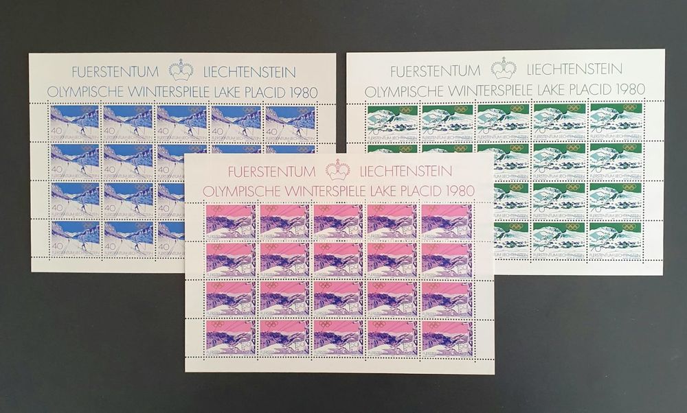 Liechtenstein Briefmarkenbogen (15 Stück) (Neu (gemäss Beschreibung)) in Zürich für CHF 5 – mit ...