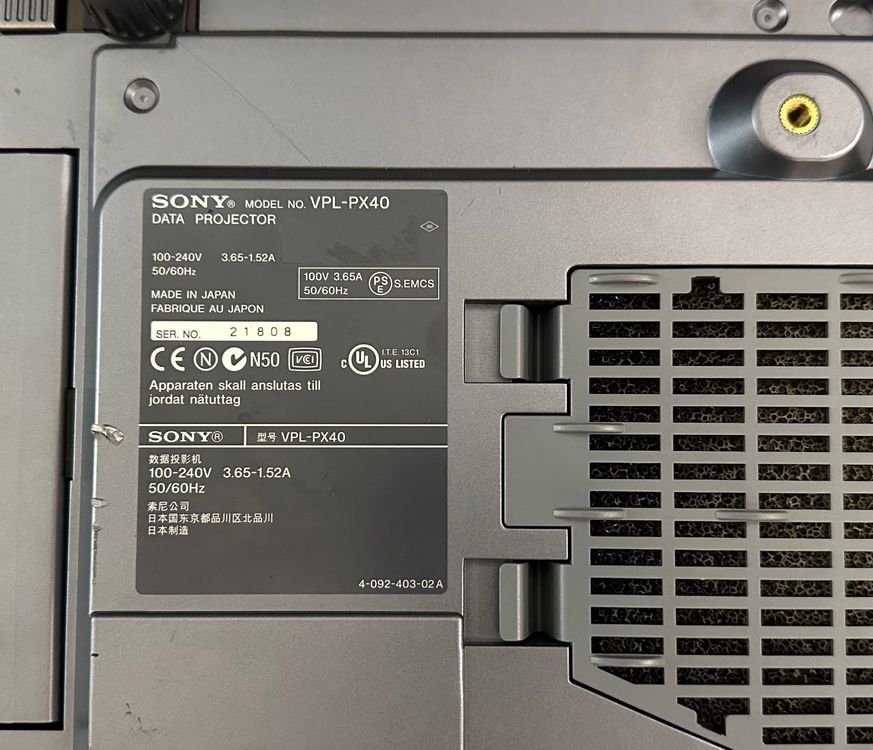 Sony Beamer VPL-PX40 | Kaufen auf Ricardo