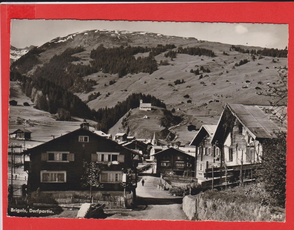 Brigels GR - alte Ansichtkarte, gest. 1959 (Gebraucht) in Vitznau für ...