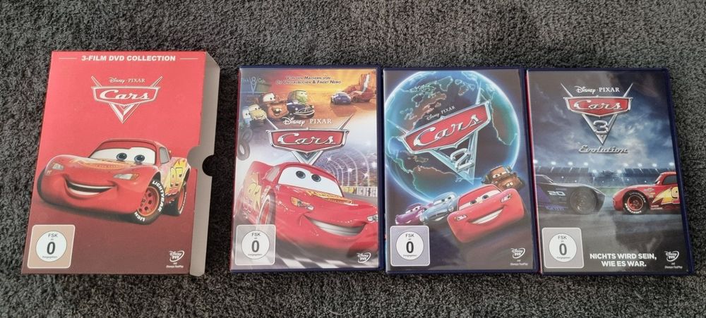 3 DVDs-Collection = Cars 1 + Cars 2 + Cars 3 | Kaufen auf Ricardo