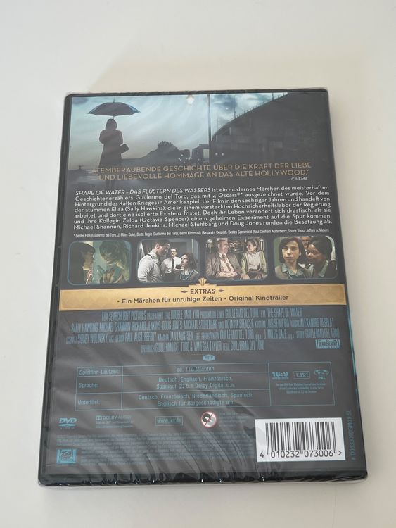 Shape of Water DVD - Das Flüstern des Wassers, NEU (Neu und ...