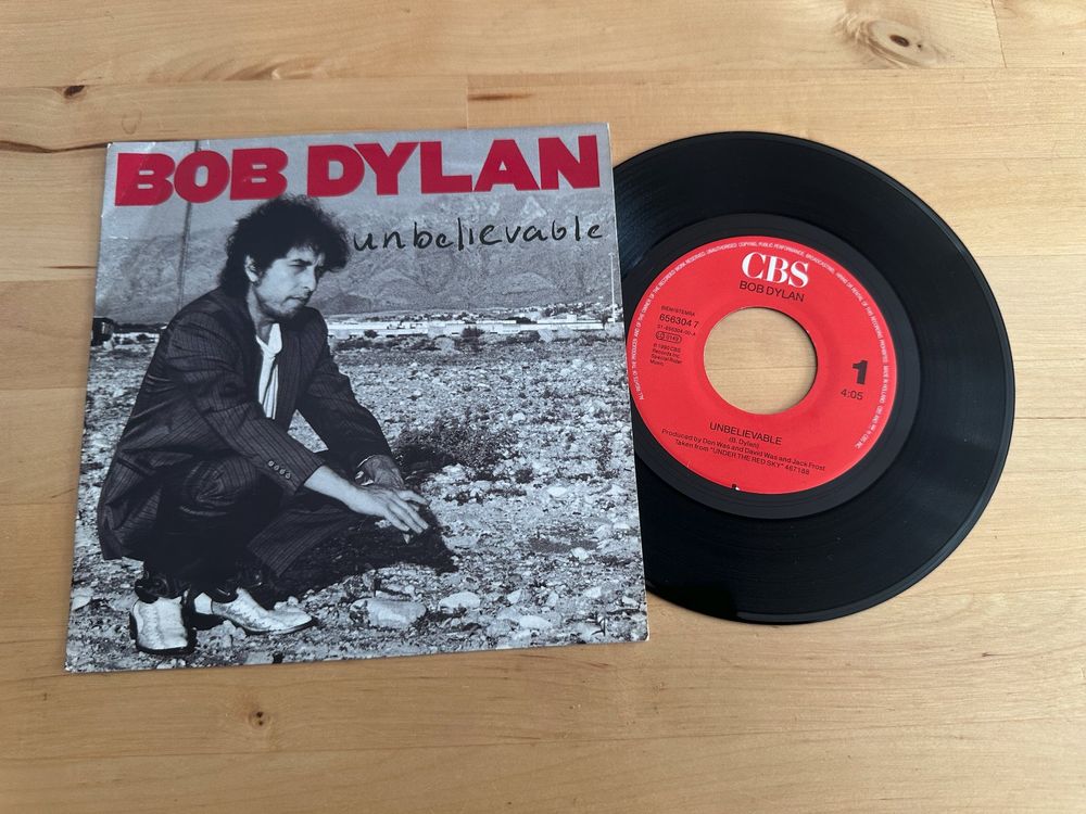 BOB DYLAN tolle Unbelievable Single Kult Top Hit Folk (Gebraucht) in ...
