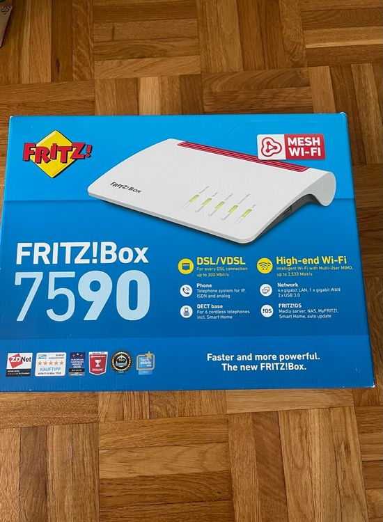 Fritz!Box 7590 (Neu und originalverpackt) in für CHF 120 – mit ...