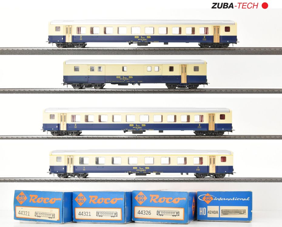 Roco 4x EW II Personenwagen der BLS, H0 GS mit OVP (Gebraucht) in St. Gallen für CHF 34 – mit ...