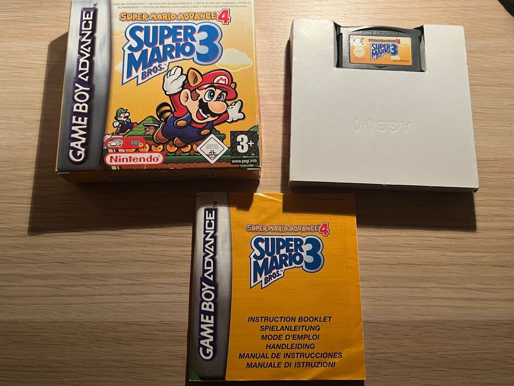 Super Mario Advance 4 Super Mario 3 GameBoy Advance CIB OVP (Gebraucht ...