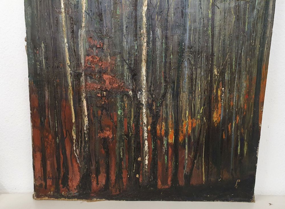 Eugen HÄFELFINGER (1898-1979) – "Im Wald", grosses Gemälde | Kaufen auf Ricardo