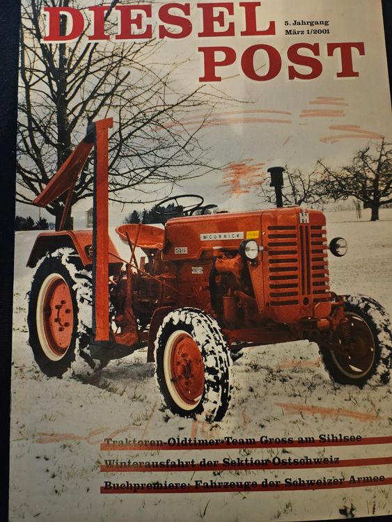 Diesel Post 1/01 McCormick D 219 Landini Dutra Lanz Aebi xx (Gebraucht ...