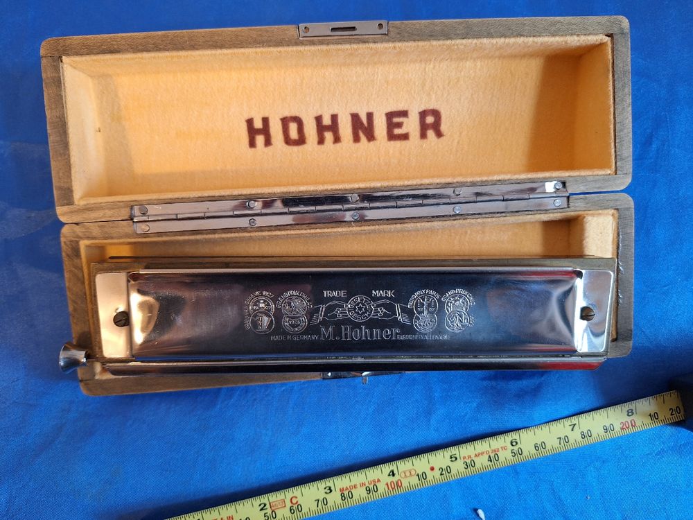 Chromatische Hohner Mundharmonika Chromonika III (Gebraucht) in ...