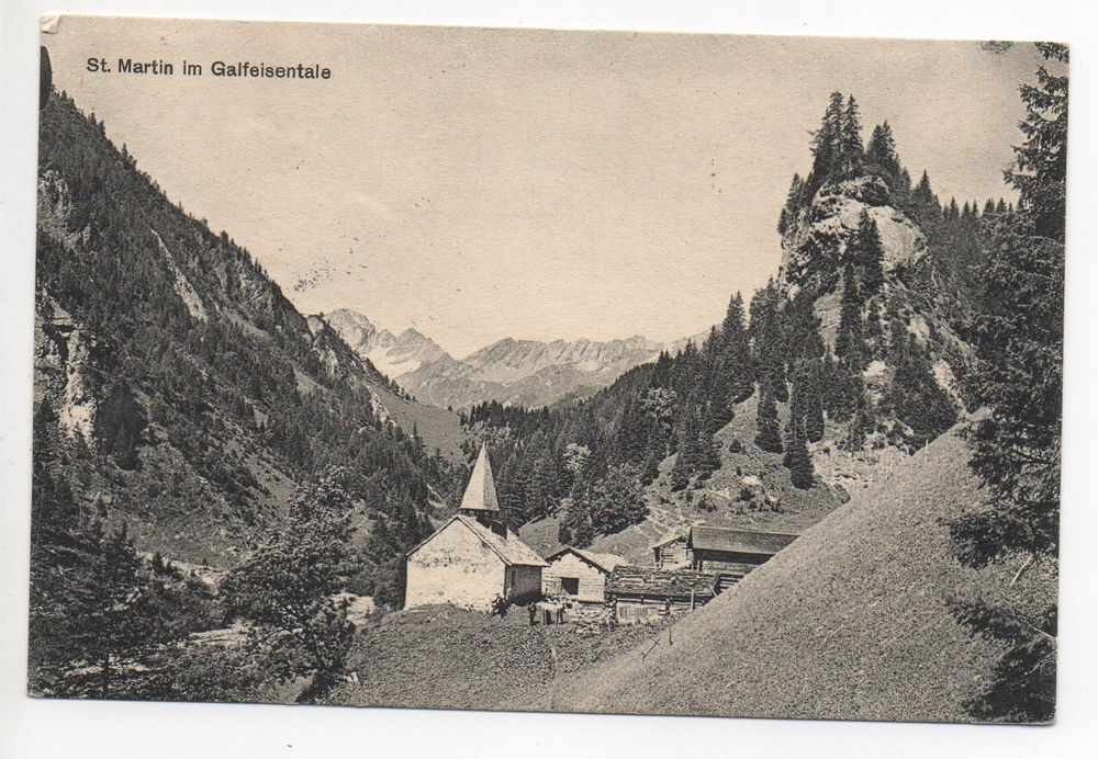 ST. MARTIN im Calfeisentale - gel. 1920 v. Vättis (Gebraucht) in Jona ...