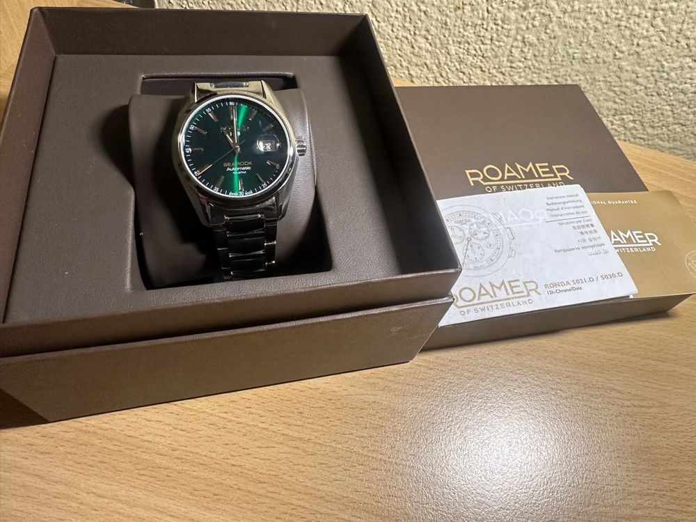 Roamer Searock Automatic Green Dial | Kaufen auf Ricardo
