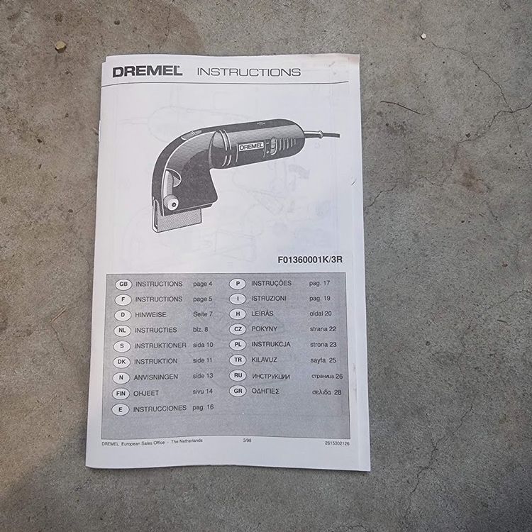 Dremel F01360001K/3R Schleifgerät | Kaufen auf Ricardo