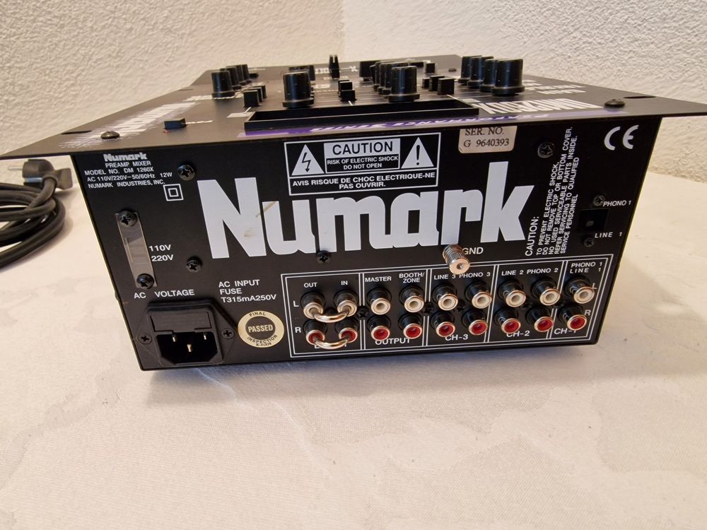 Mischpult/ Table à mixage Numark DM 1260X | Kaufen auf Ricardo