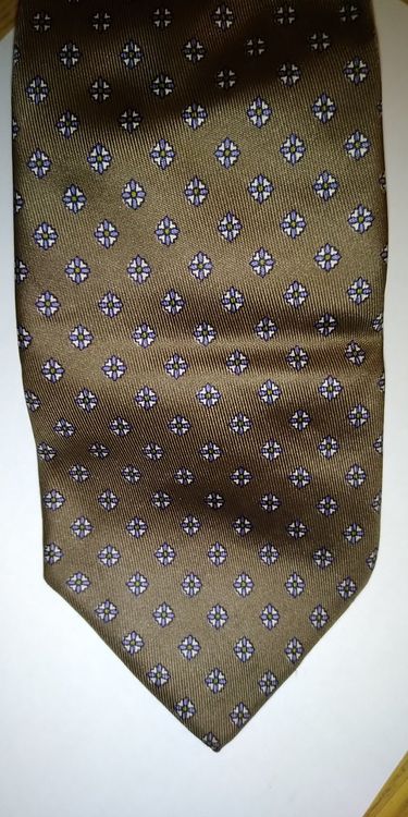 Cravate Charles Hill en soie, motif floral - comme neuve! (D'occasion ...