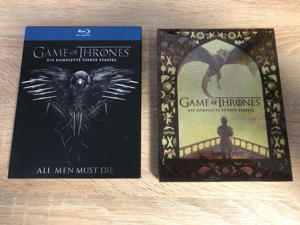 Game of thrones Season 4 & 5 Blu-ray deutsch uncut (Gebraucht) in Gasel für CHF 15 – mit ...
