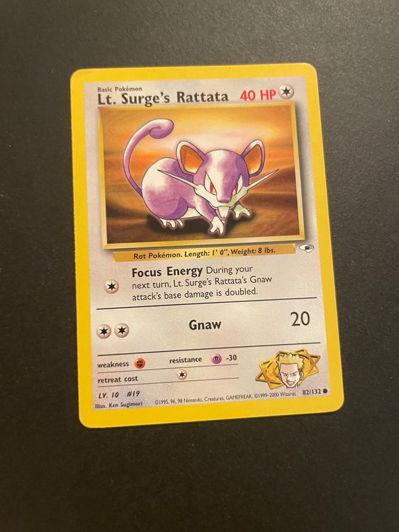 Lt. Surge’s Rattata 82/132 Gym Heroes | Kaufen auf Ricardo