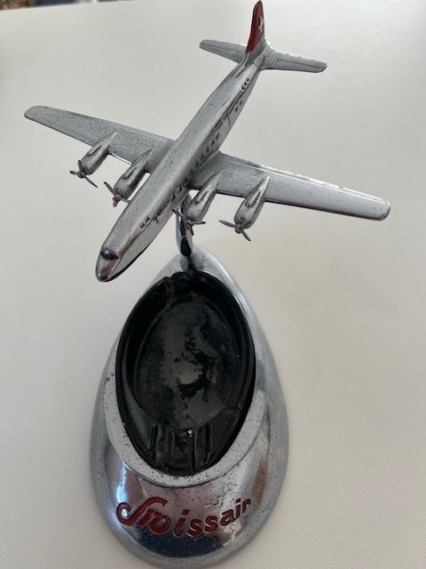 Swissair Aschenbecher mit DC6 | Kaufen auf Ricardo