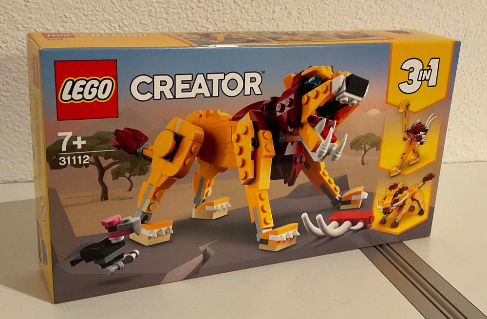 LEGO Creator 3-1 Wild Lion - Wilder Löwe (Neu und originalverpackt) in ...