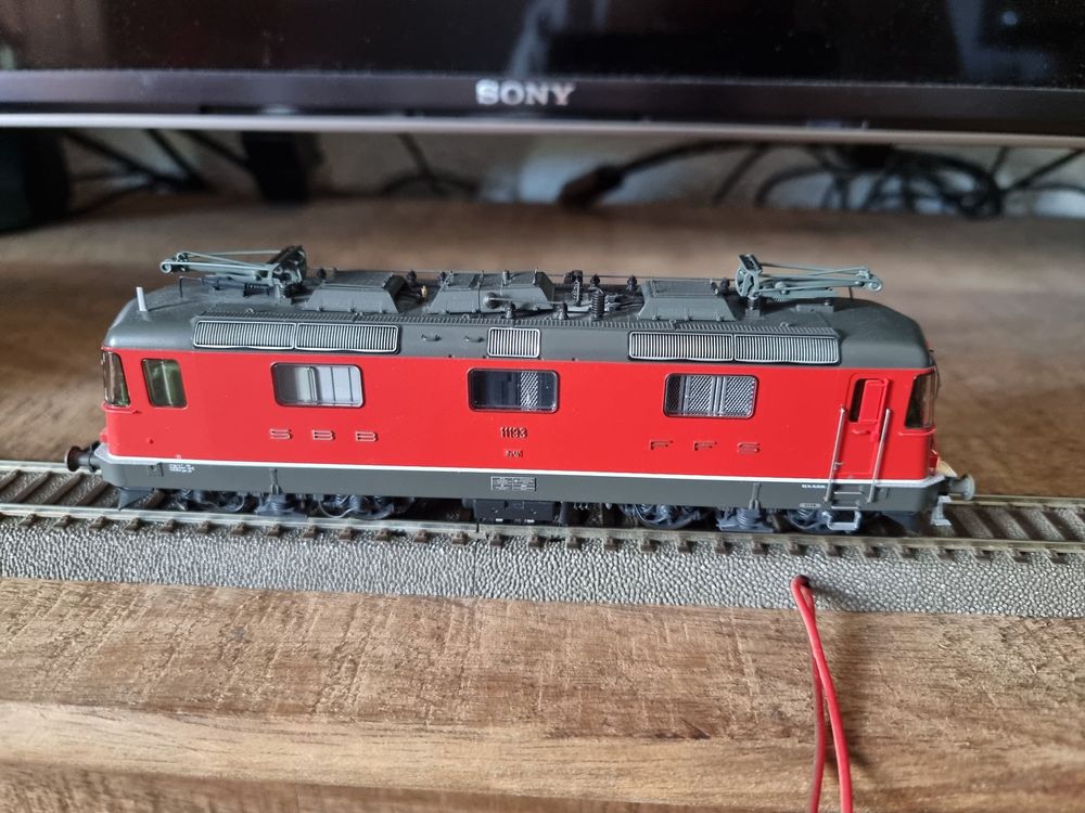 Roco 73370 SBB CFF Re 4/4 II rot 11193 Digital Sound Zimo DC (Gebraucht ...