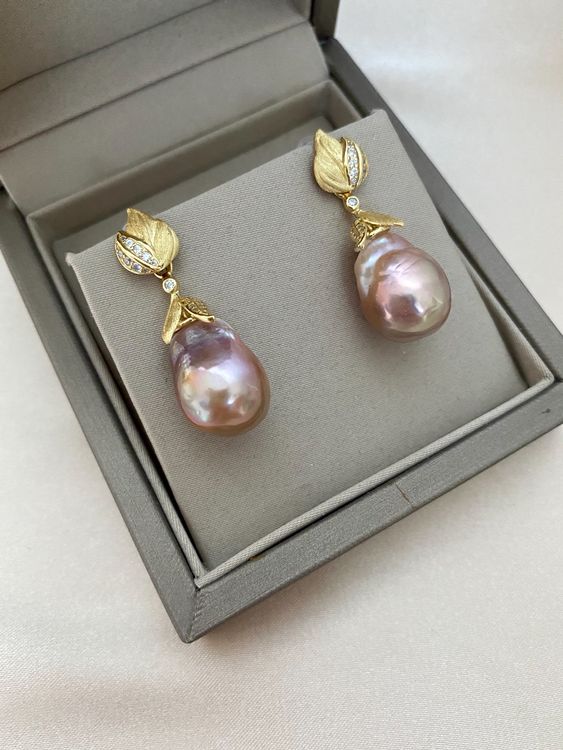 Barock Perlen Ohrringe/Echte (Neu und originalverpackt) in Sarnen für CHF 150 – mit Lieferung ...