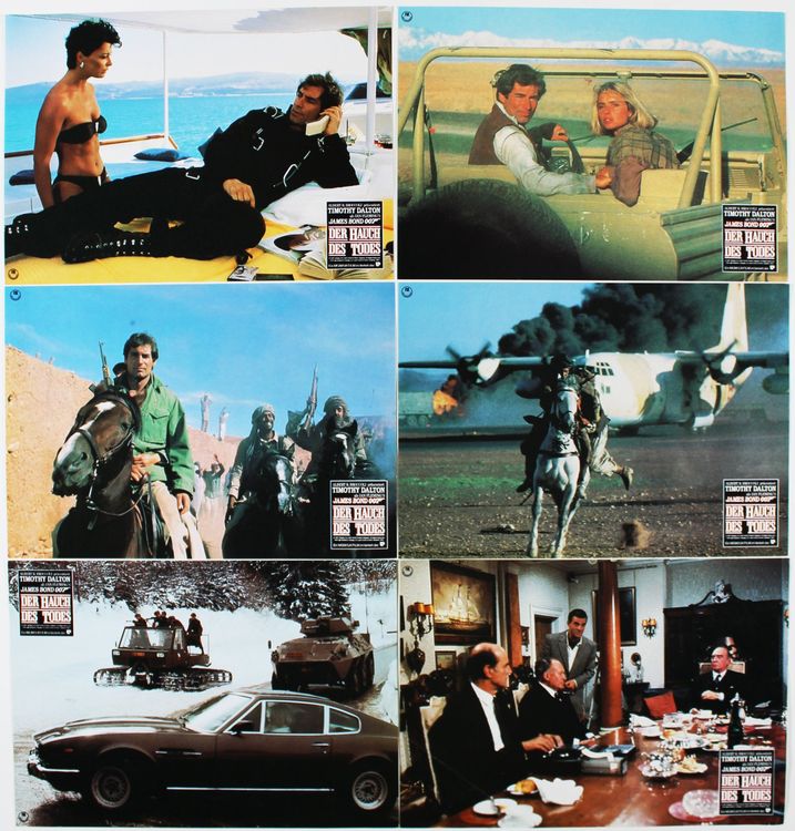 James Bond 007 KINO AUSHANG FOTOS / LOBBY CARDS von 1987 (Gebraucht) in Brüttisellen für CHF 20 ...