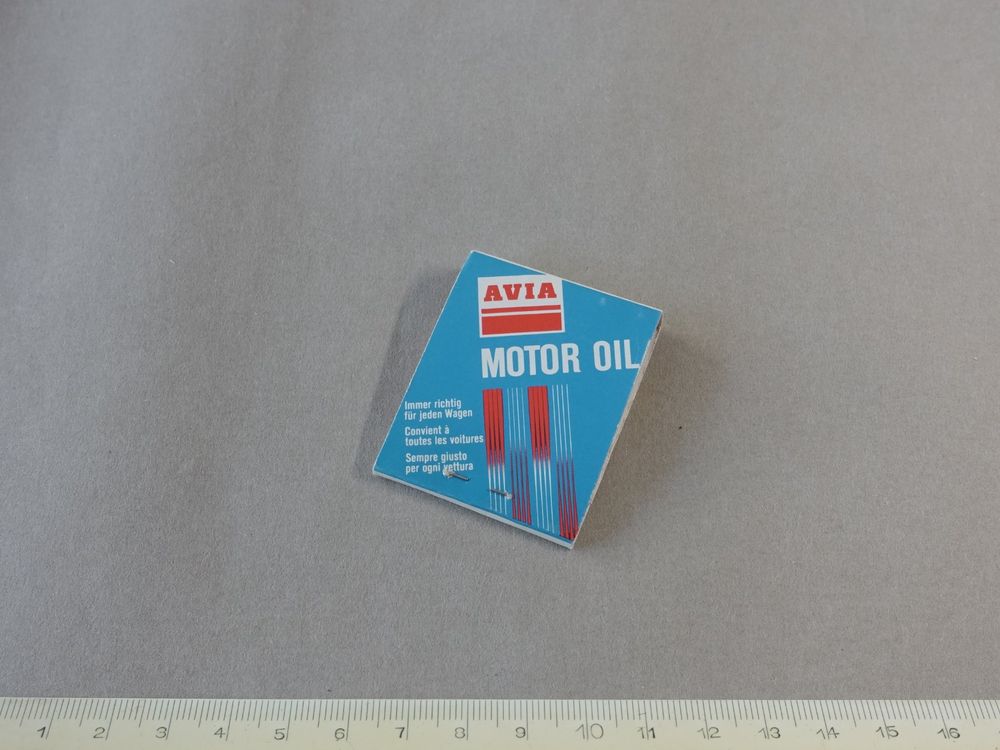 Alte original Werbe - Zündhölzer, Avia Motor Oil, komplett | Kaufen auf ...