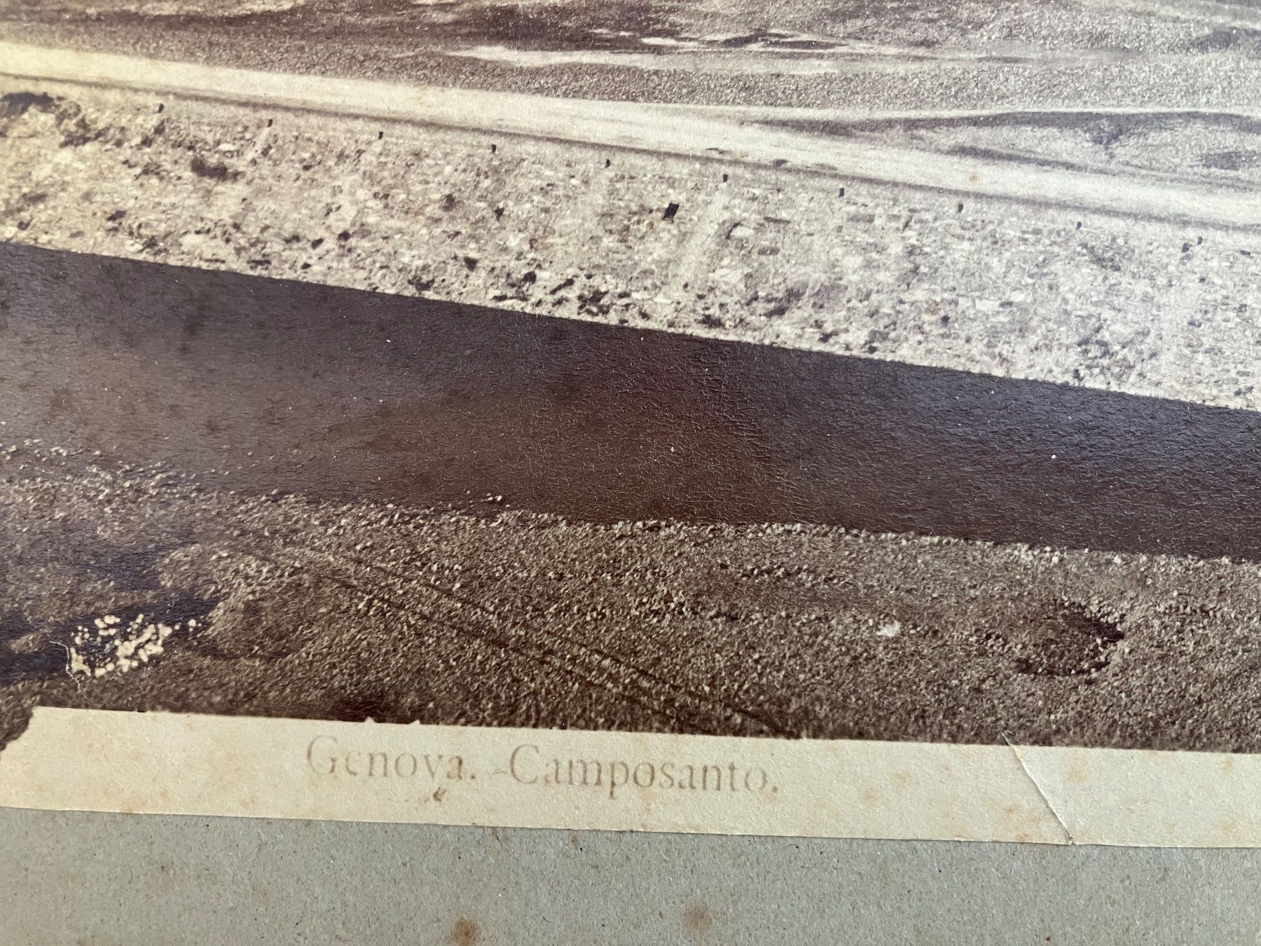 Albumin-Foto A. Noack Genova - Camposanto um 1880 - 22 x 28 (Gebraucht ...