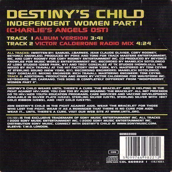 Destiny's Child - Independent Women - CD (D'occasion) à Genève pour CHF ...