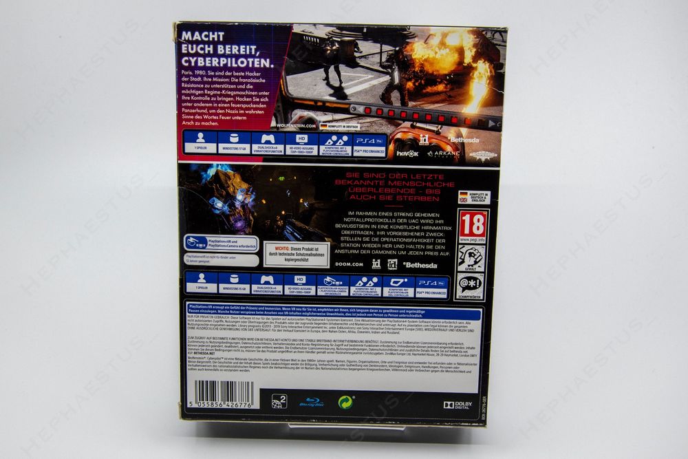 Wolfenstein: Cyberpilot VR + Doom VFR - Special VR Pack NEU (Neu und originalverpackt) in ...