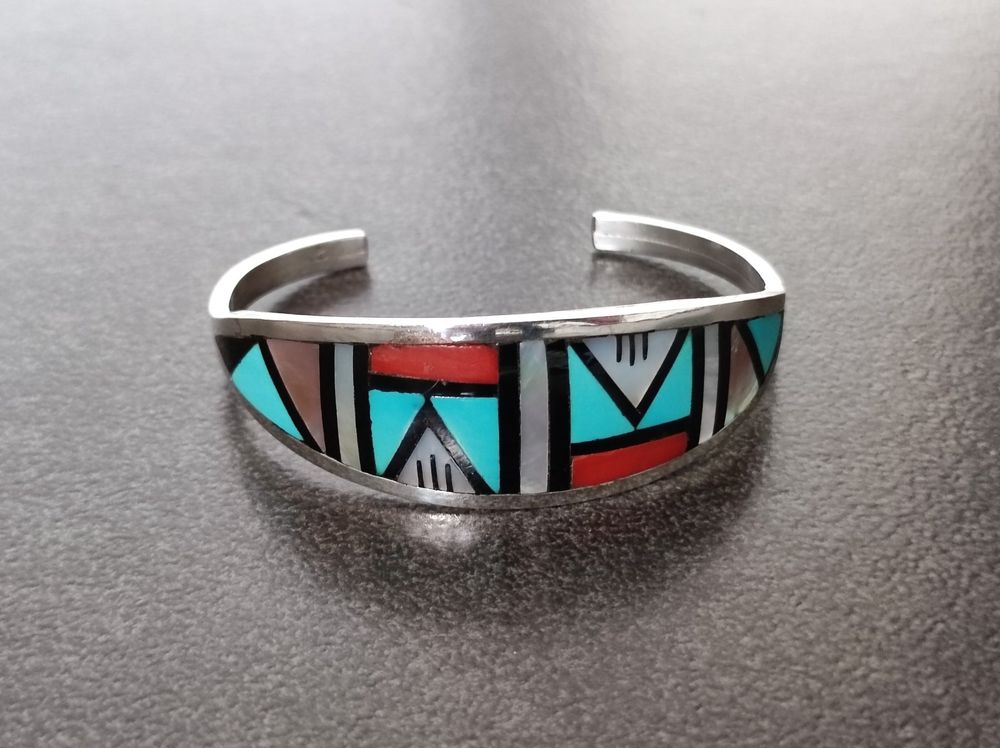 Armspange / Armreif in Silber, evtl. Zuni, Navajo (Gebraucht) in Wohlen AG für CHF 70 – mit ...