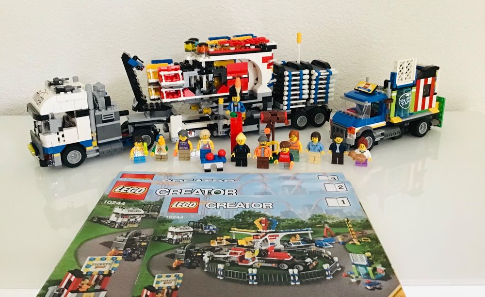 Lego Creator 10244 Fairground Mixer + 40108 Ballonverkäufer | Kaufen ...