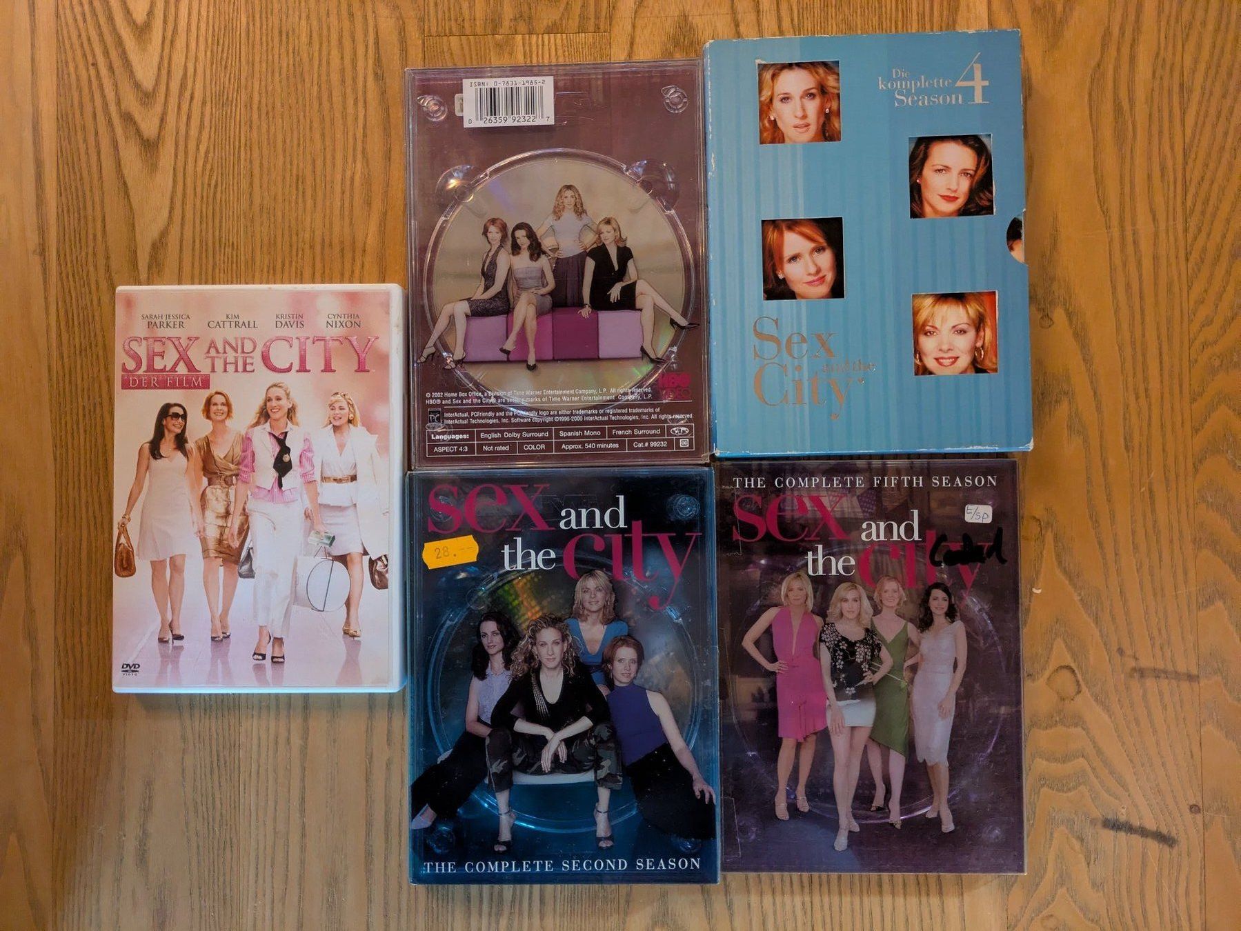 Sex and the City - Staffel 2 - 5 + Film (Code 1 + 2) (Gebraucht) in ...