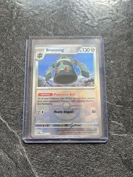 🇬🇧 Bronzong Master Ball 067/131 Prismatic Evolutions | Acheter sur Ricardo