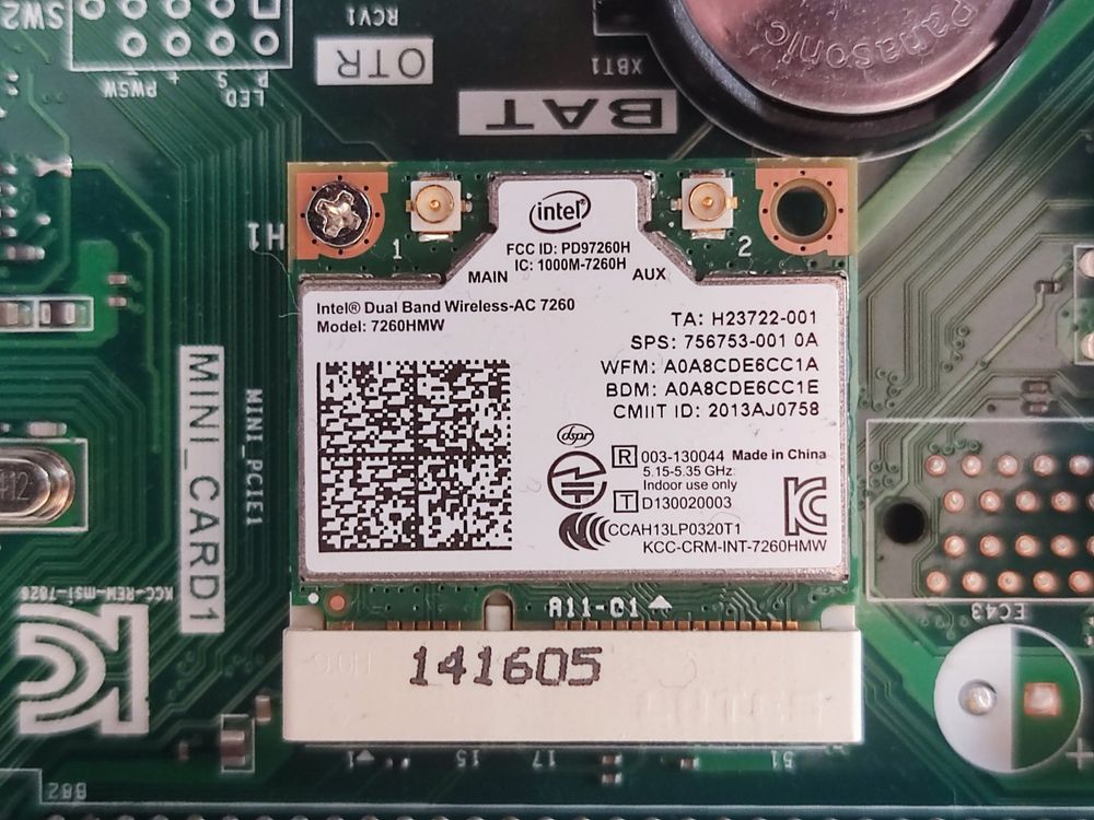 MSI MS-7826 LGA 1150 Mainboard mit Kühler und WLAN Karte (Gebraucht) in ...