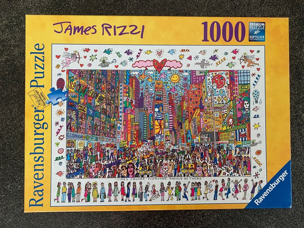 Ravensburger Puzzle „ Times Square“ James Rizzi 1000 Teile | Kaufen auf Ricardo