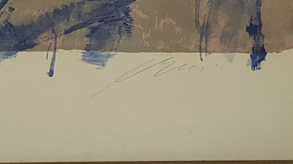 Hans Erni Lithographie Sportler Paar Hand signiert 71/150 (Gebraucht) in Unterseen für CHF 280 ...