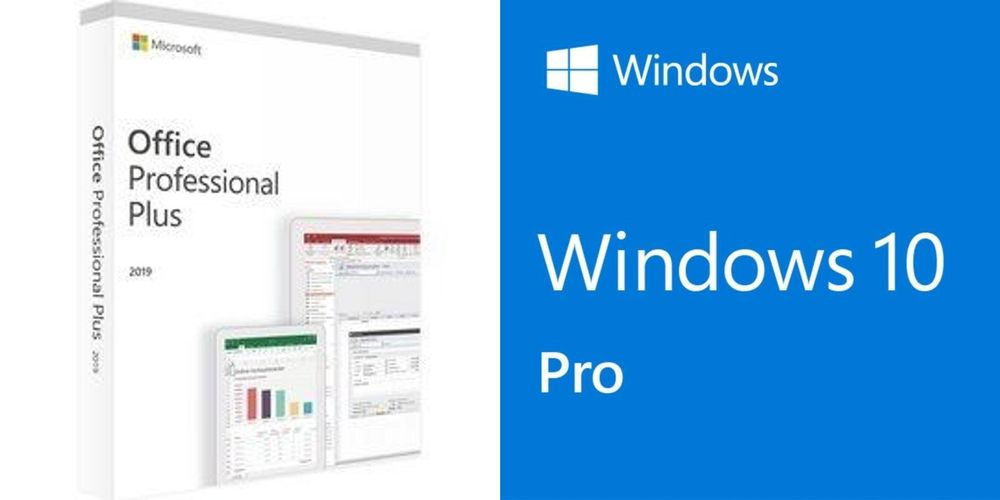 Microsoft Windows 10 Pro & Office 2019 Professional Plus (Gebraucht) in ...