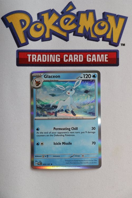 Pokémon - Glaceon Holo (025/131) Prismatic Evolutions (Neu (gemäss ...
