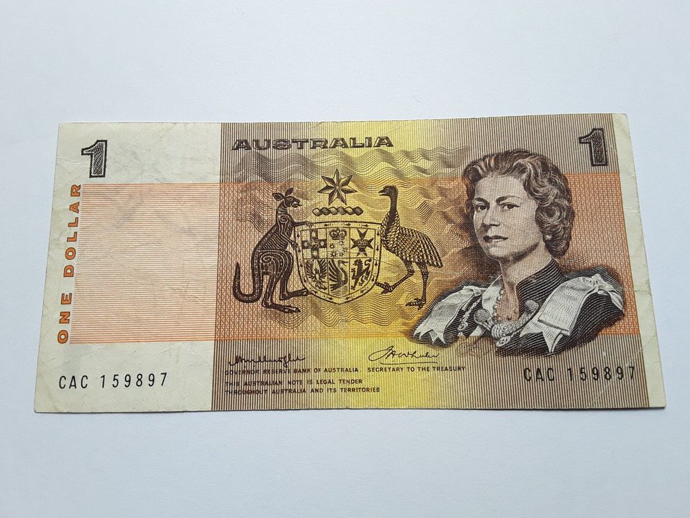 Australien Banknote 1 Dollar ND (1974/83) Queen Elizabeth II | Kaufen ...