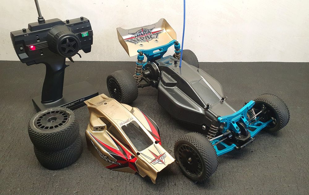 Tamiya Buggy Dark Impact DF-03 4WD Bausatz, 1:10 (Gebraucht) in Aesch ...