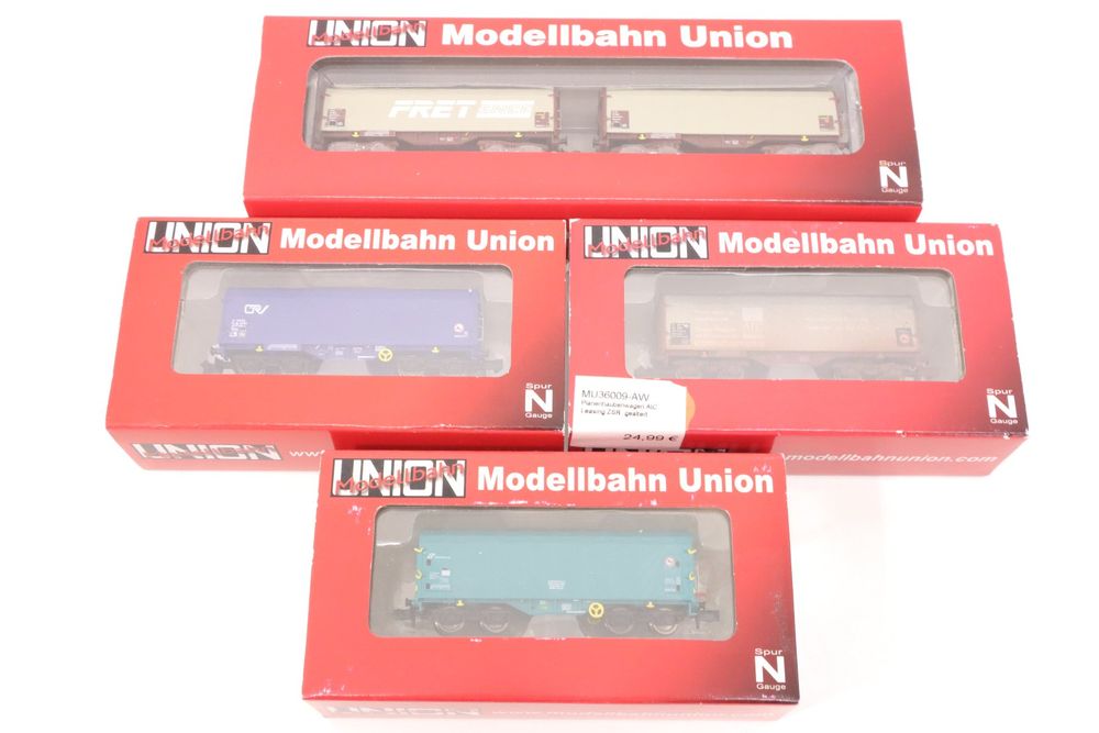 Modellbahn Union 5 Stk. Planenhaubenwagen, Spur N (Gebraucht) in Basel ...