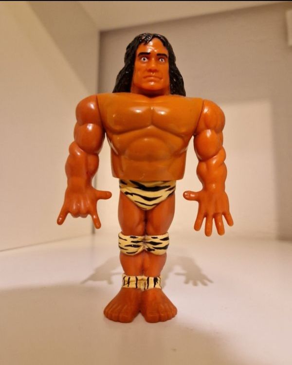 WWF Hasbro – Superfly Jimmy Snuka – Wrestlingfigur 1991 (Neu (gemäss ...