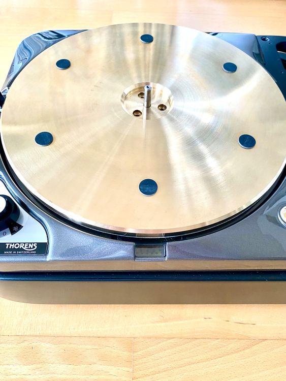 Thorens TD 124 nichtmagnetischer Hauptteller Bronze SCHOPPER (Neu ...