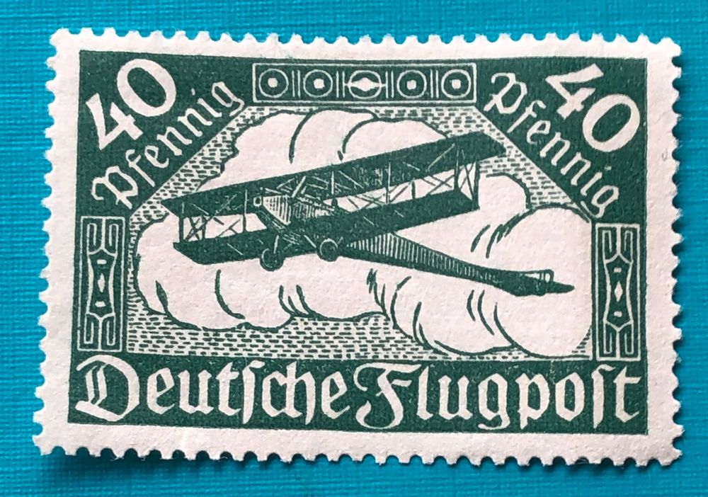 DEUTSCHES LUFTPOST BRIEFMARKEN UNGESTEMPELT (Gebraucht) in Aarau für CHF 0.7 – mit Lieferung auf ...