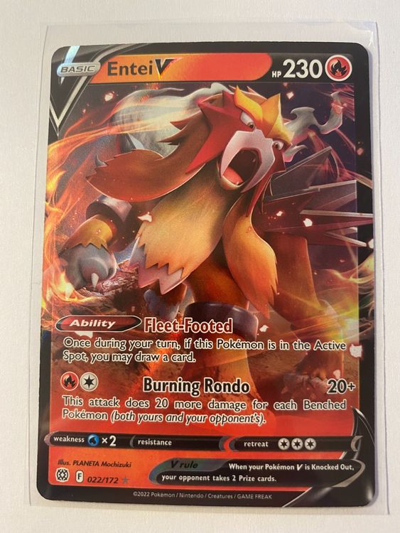 Pokemon Entei V 022/172 Brilliant Stars EN | Kaufen auf Ricardo