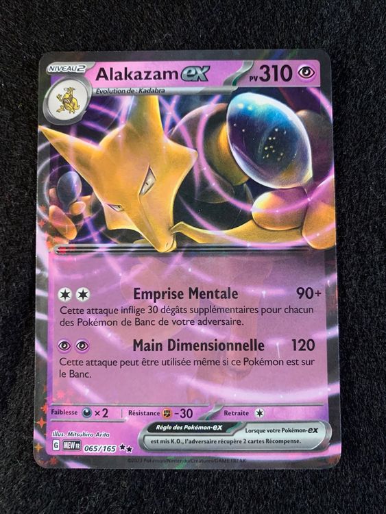 Pokémon 151, Alakazam ex 065/165 Français (Gebraucht) in La Croix-de ...