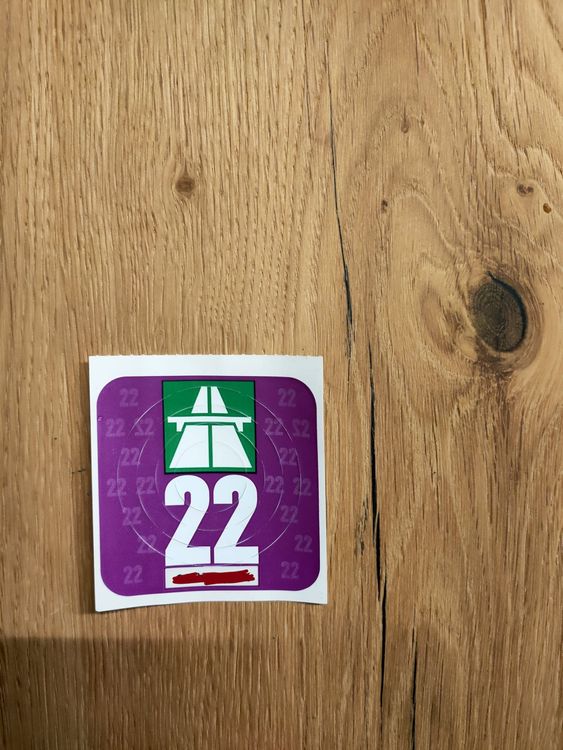 Autobahnvignette 2022, Gratis Versand (Neu und originalverpackt) in ...