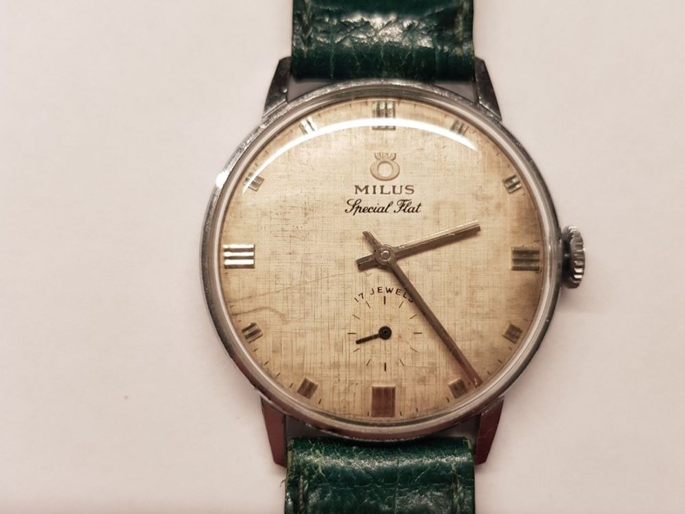Milus Montre mécanique Special Flat 17 Jewels Old collector (Gebraucht ...