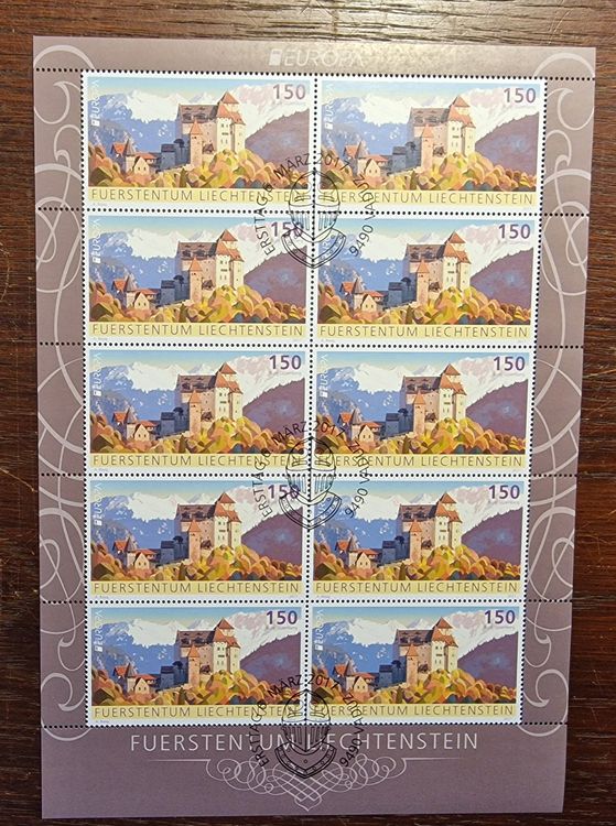 FL Kleinbogen Burg Gutenberg 2017 gestempelt ET | Kaufen auf Ricardo